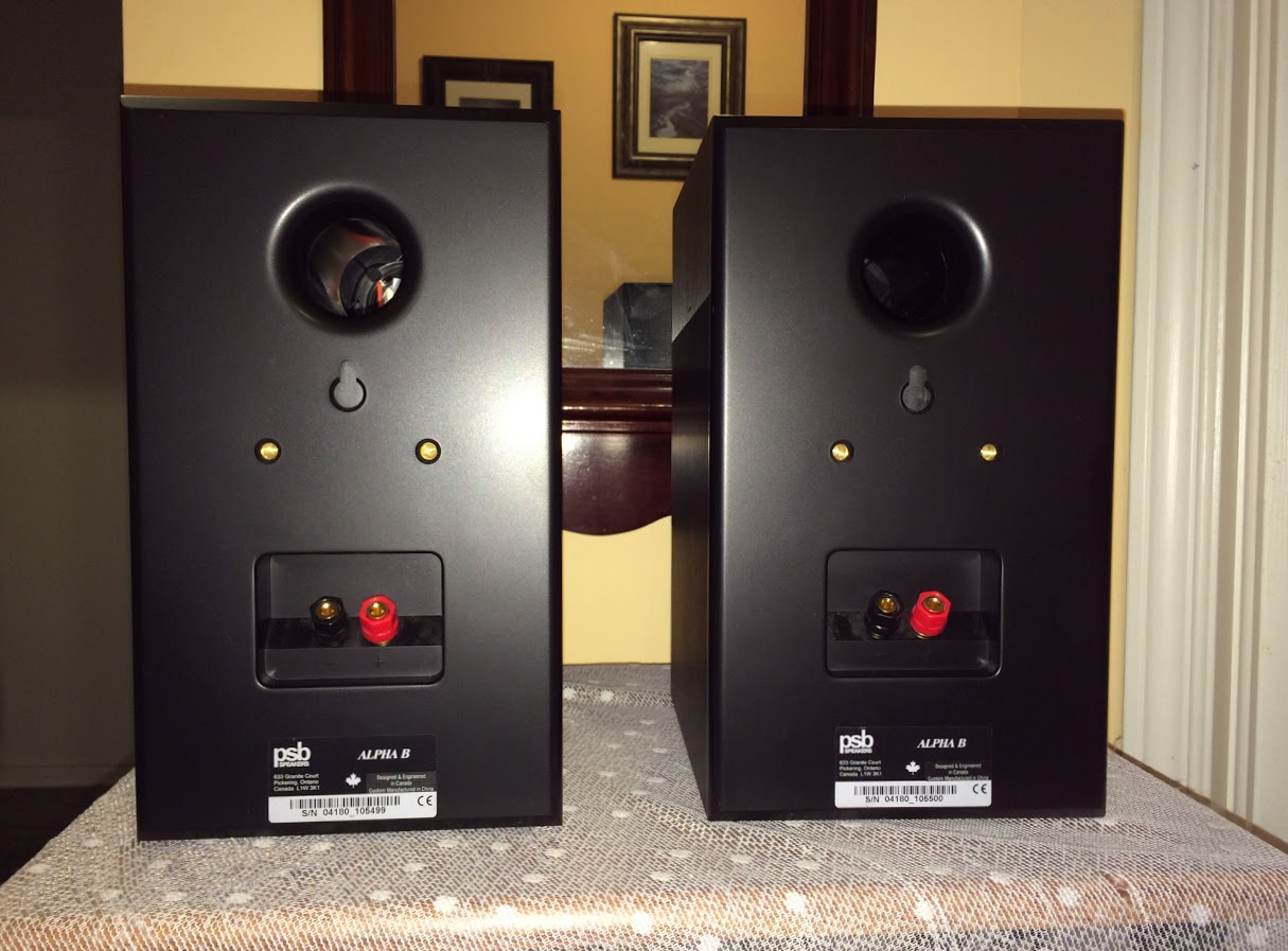 PSB Bookshelf Speakers w/ Rubber Surrounds Alpha B - Radique Inc