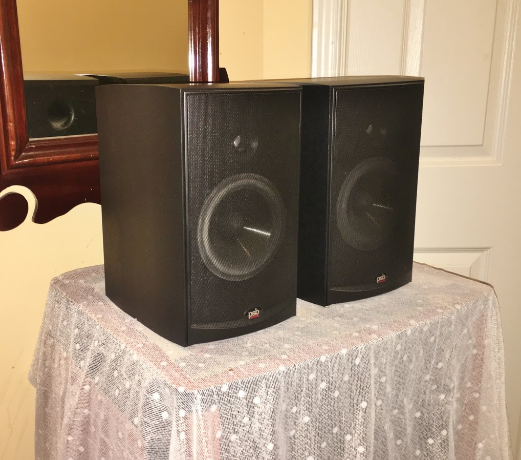 PSB Bookshelf Speakers w/ Rubber Surrounds Alpha B - Radique Inc