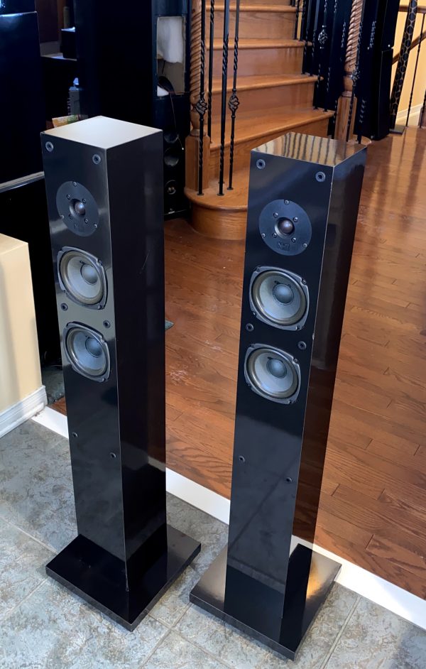 Great Sounding NHT 3-Driver Slim Towers VT-1 - Radique Inc