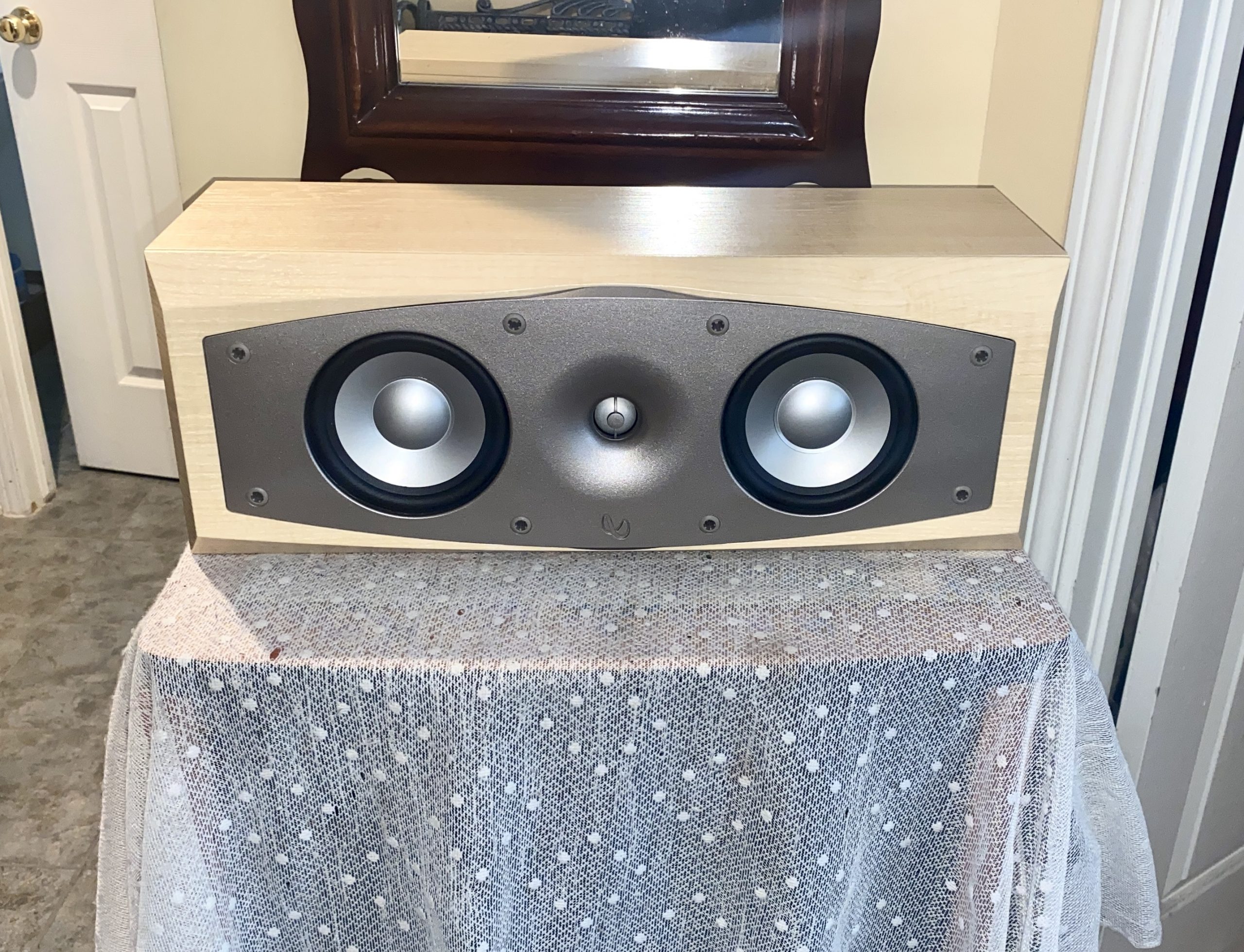 Beautiful Infinity Center Channel in Light Maple IL25C - Radique Inc