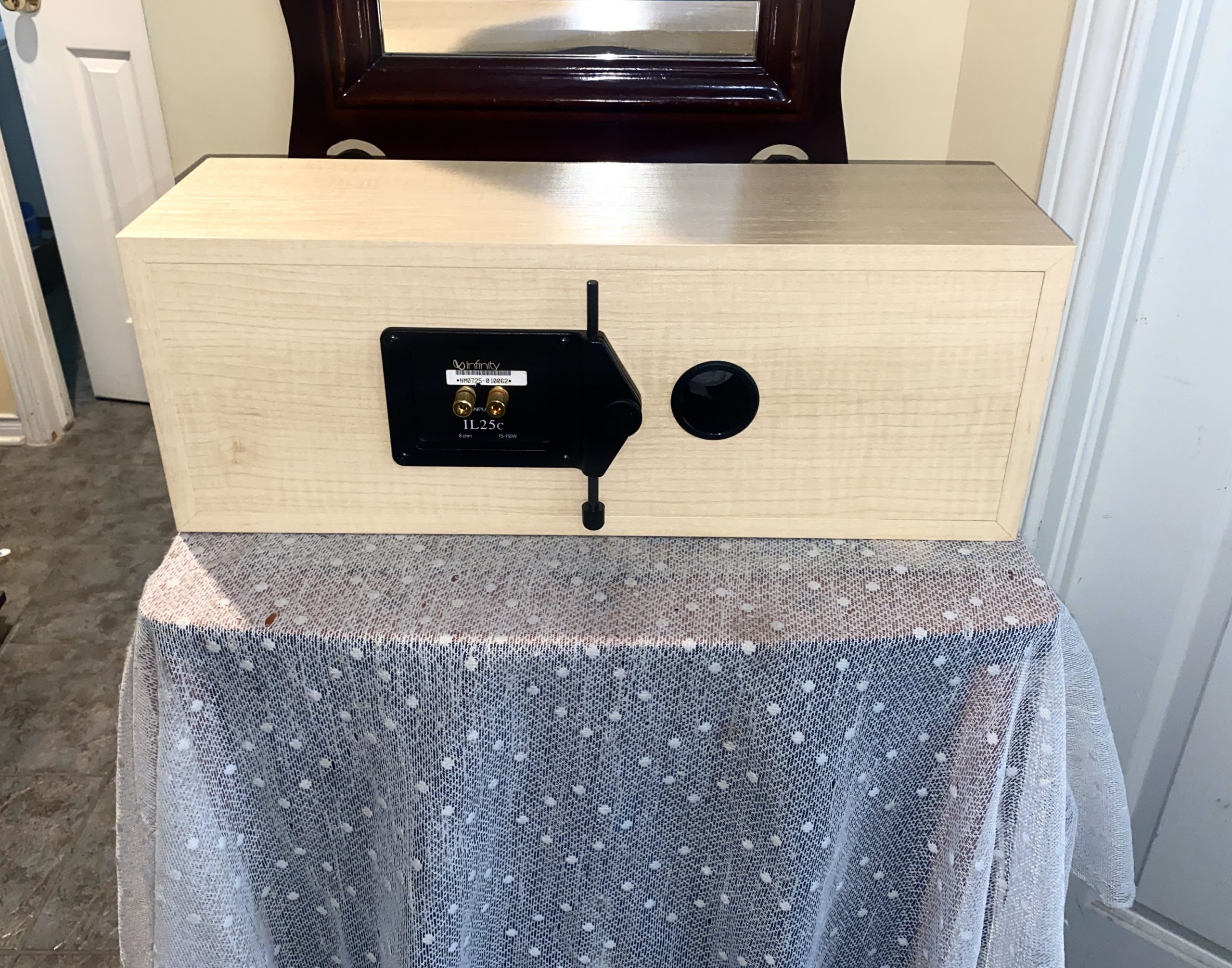 Beautiful Infinity Center Channel in Light Maple IL25C - Radique Inc