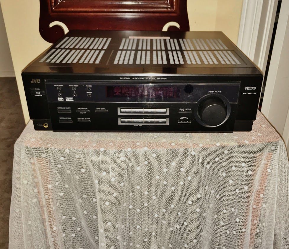 JVC 500 Watt 5.1 AVR RX-6020VBK - Radique Inc