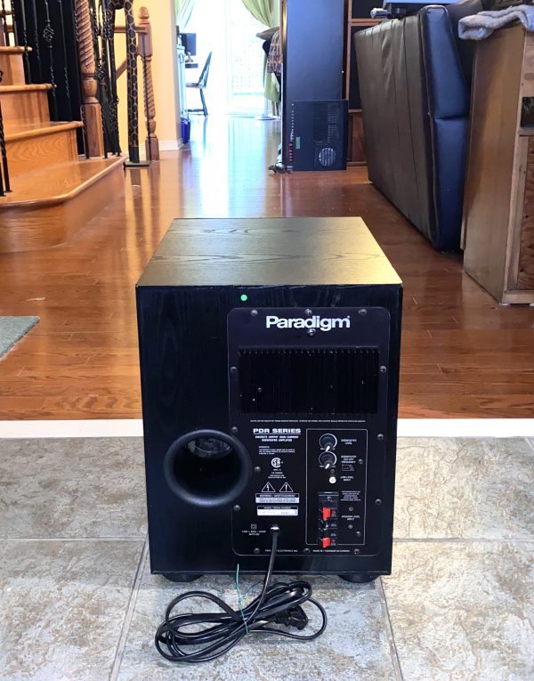 Paradigm 10" 360 Watt Peak Powered Subwoofer PDR-10 v3 - Radique Inc