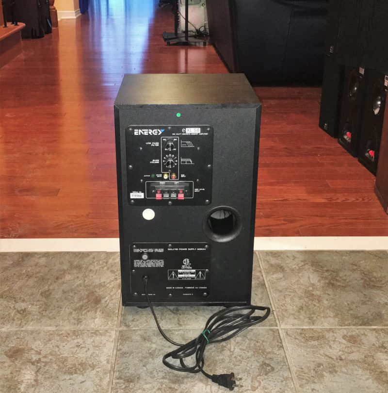 Energy 8" Forward Firing 100 Watt RMS Subwoofer e:XL-S8 - Radique Inc