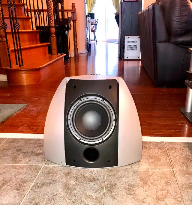 Distinctive, Award-Winning Mission 8" Corner Subwoofer FS1 - Radique Inc