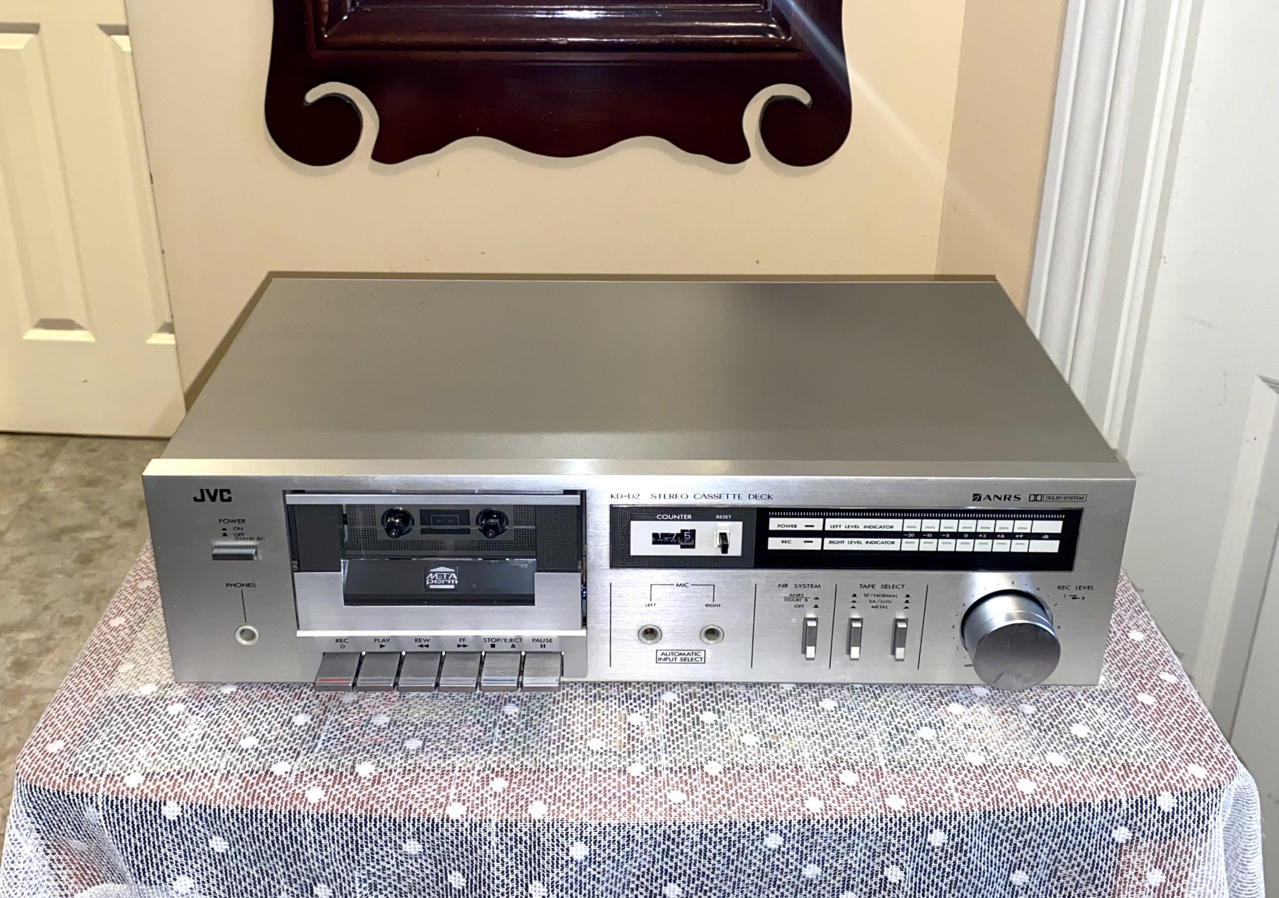 JVC Single Cassette Deck - Made in Japan KD-D2 - Radique Inc