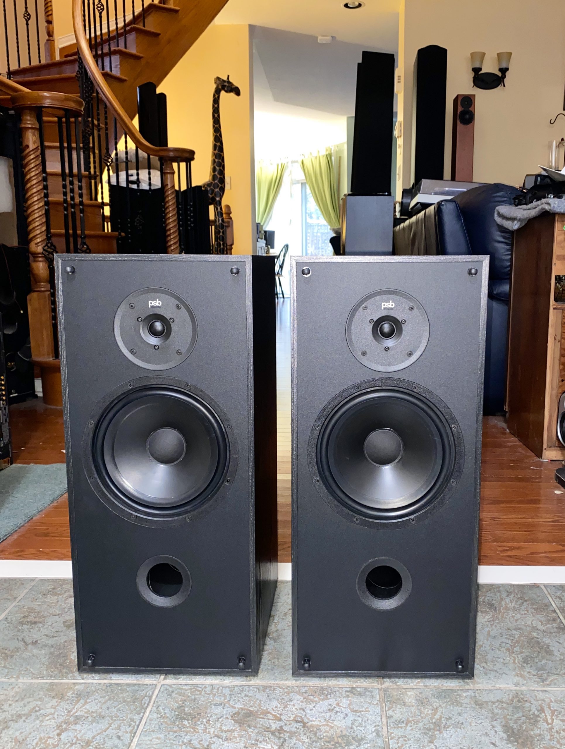 Award Winning PSB Large Bookshelf Speakers 500 - Radique Inc