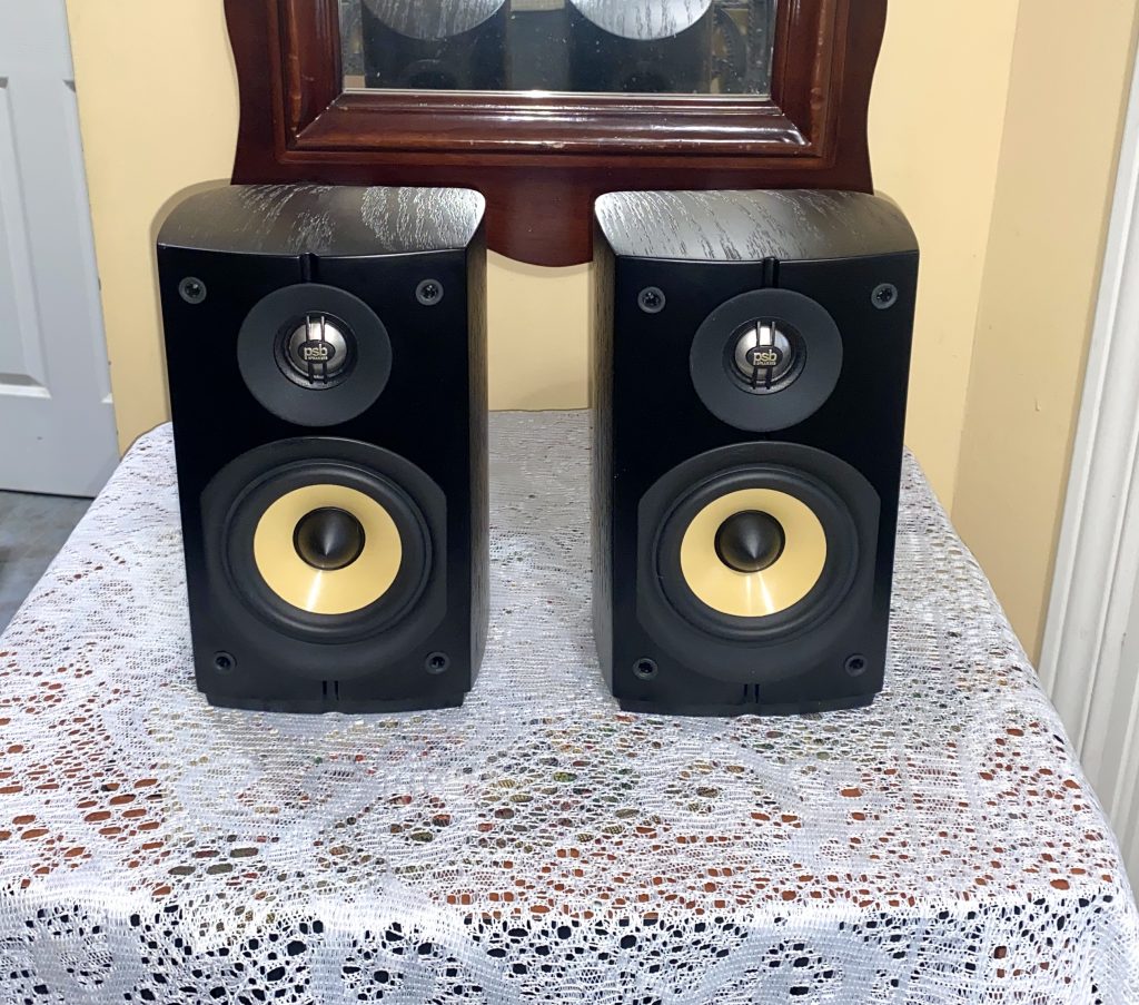 Gorgeous PSB Bookshelf Speakers in Real Wood Veneer Imagine Mini ...
