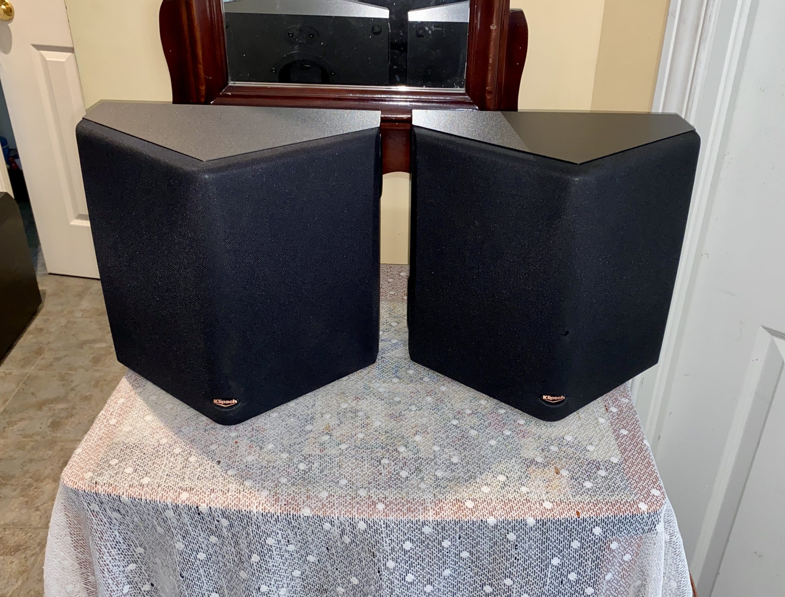 Klipsch Horn-Loaded 4 Driver Surround Speakers RS42 - Radique Inc