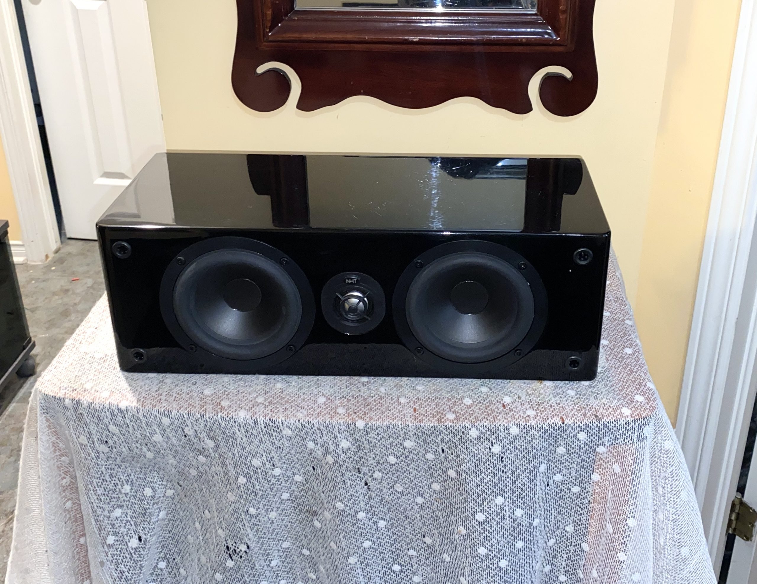 Beautiful, Understated NHT Center Speaker in High Gloss SC1 - Radique Inc