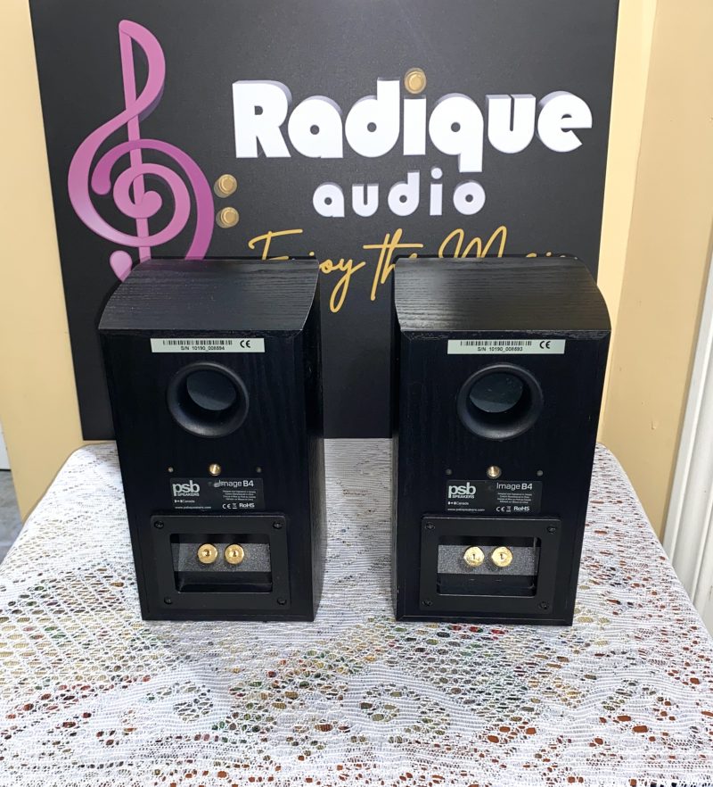 PSB Image B4 Bookshelf Speakers - Compact & Stylish - Radique Inc