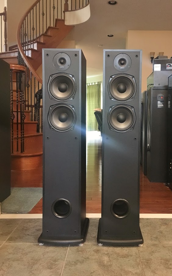 3 Driver Slim Towers by Polk Audio R40 - Radique Inc