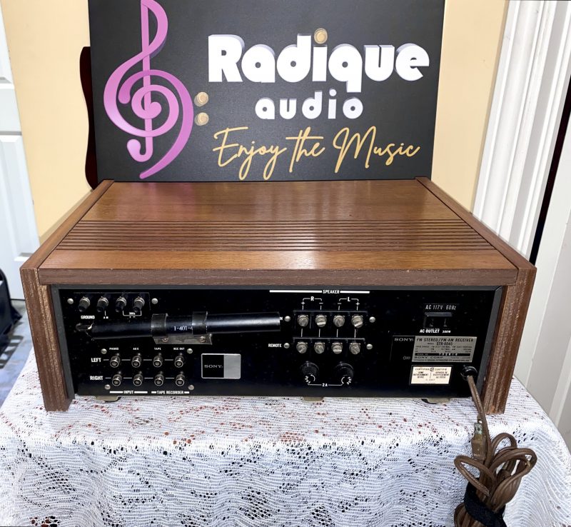 Vintage Sony 18 WPC Stereo Receiver with Walnut Cabinet STR-6045 ...