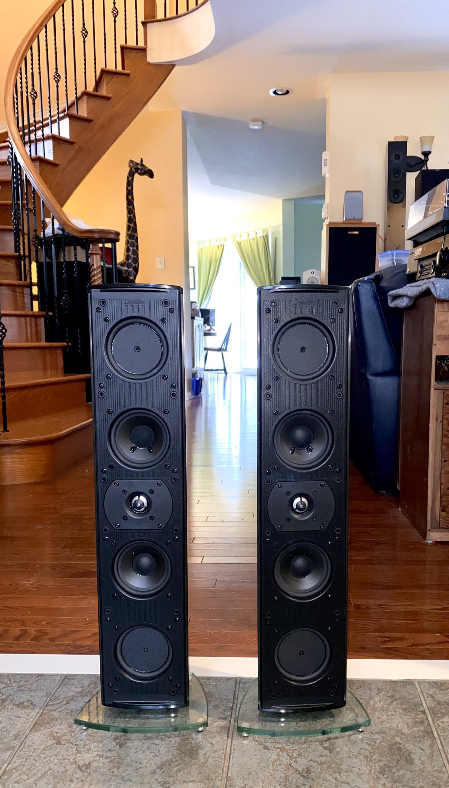 Definitive Technology Hand-polished Aluminum Sats Mythos Two - Radique Inc