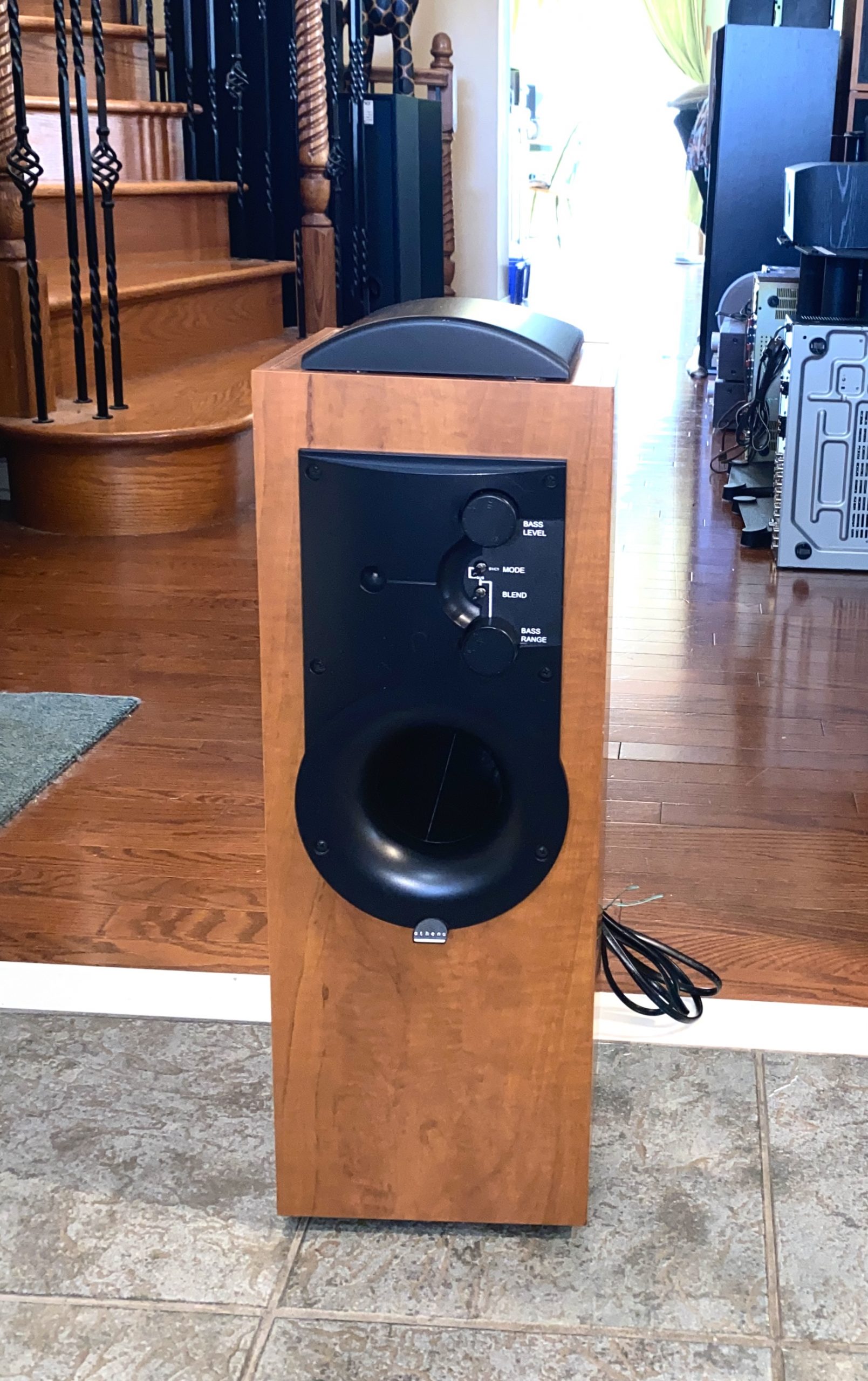 Attractive Athena 6.5" Subwoofer in Cherry Finish P1 - Radique Inc