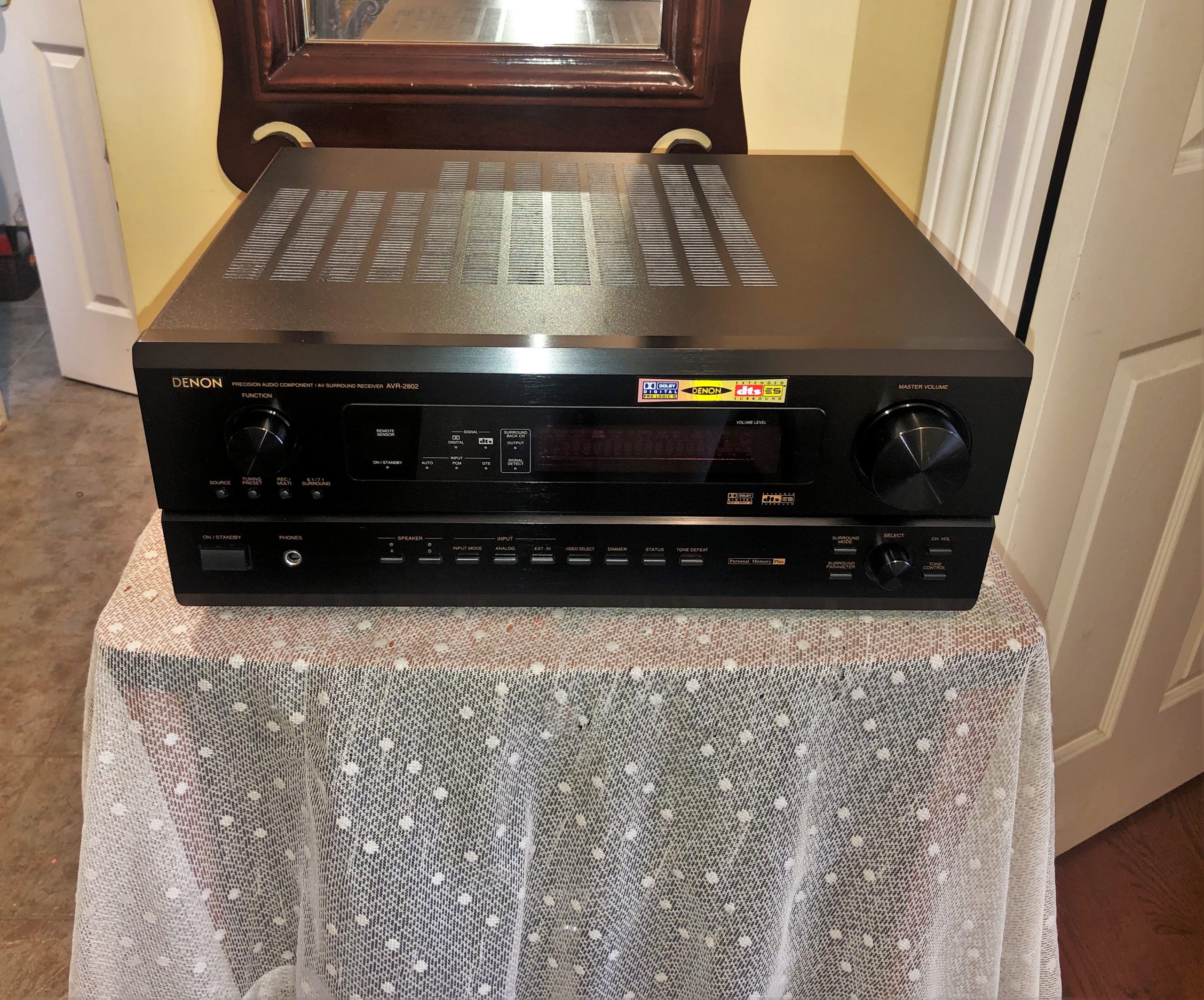 Denon 540 Watt 6.1 AVR w/ 2nd Zone & Phono AVR-2802 - Radique Inc