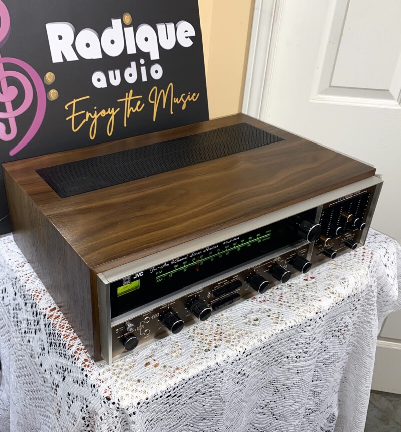 Very Cool Vintage JVC 15 WPC Quadraphonic Receiver in Walnut 4VR-5414 ...