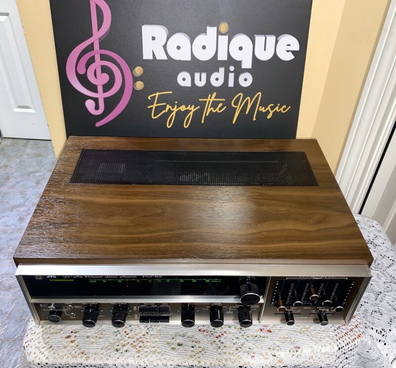 Very Cool Vintage JVC 15 WPC Quadraphonic Receiver in Walnut 4VR-5414 ...