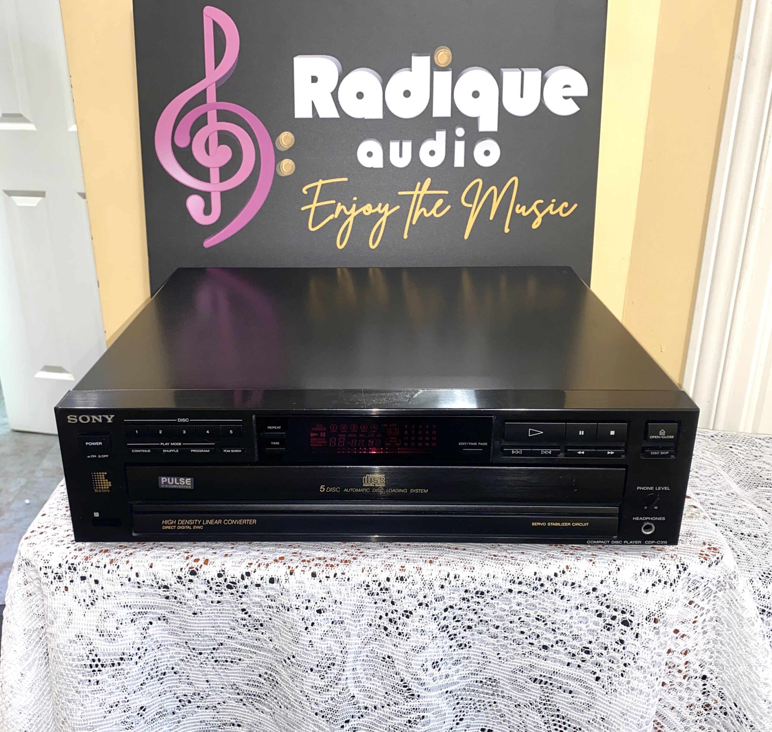 Sony 5 CD Changer with remote, made in Japan CDP-C315 - Radique Inc