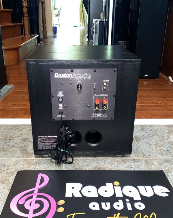 Boston Acoustics 8" Active Subwoofer Micro90pv - Radique Inc