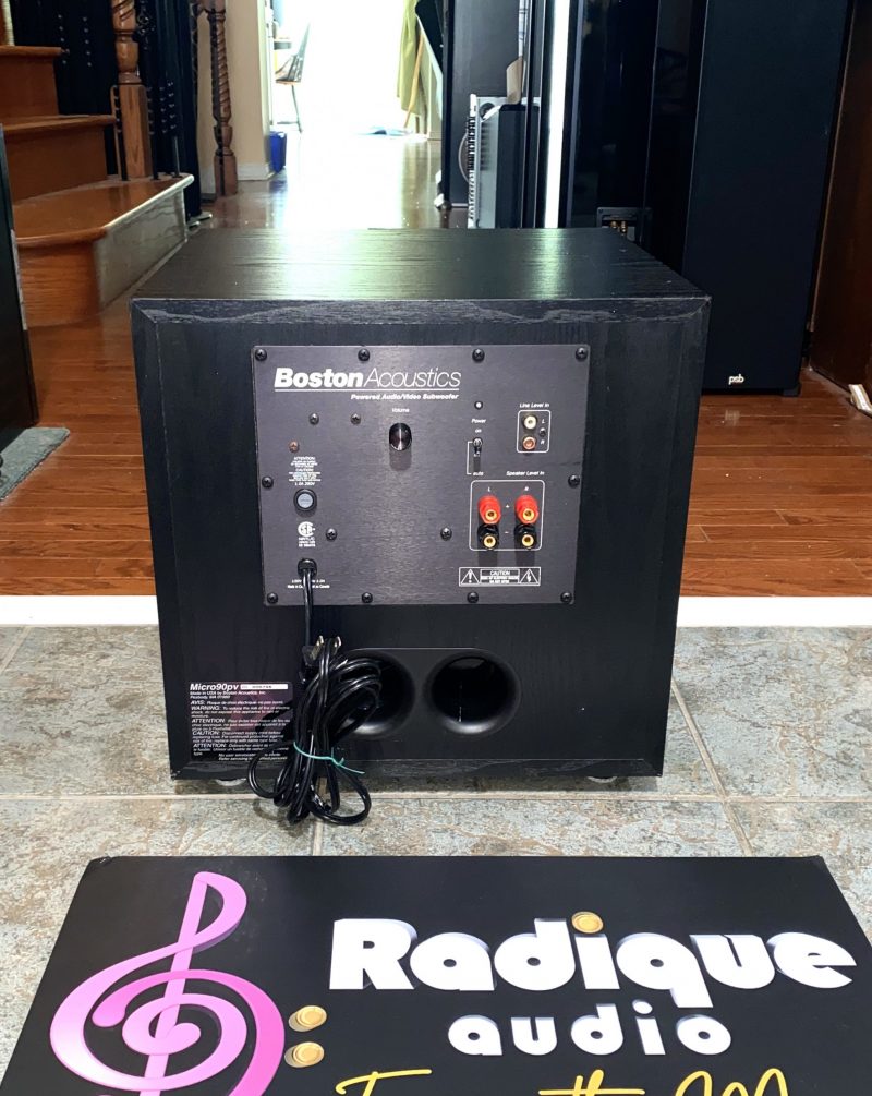 Boston Acoustics 8" Active Subwoofer Micro90pv - Radique Inc