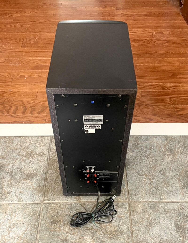 Compact, Budget Sony 6.2" Active Subwoofer, 40 Watt RMS SA-W101 ...