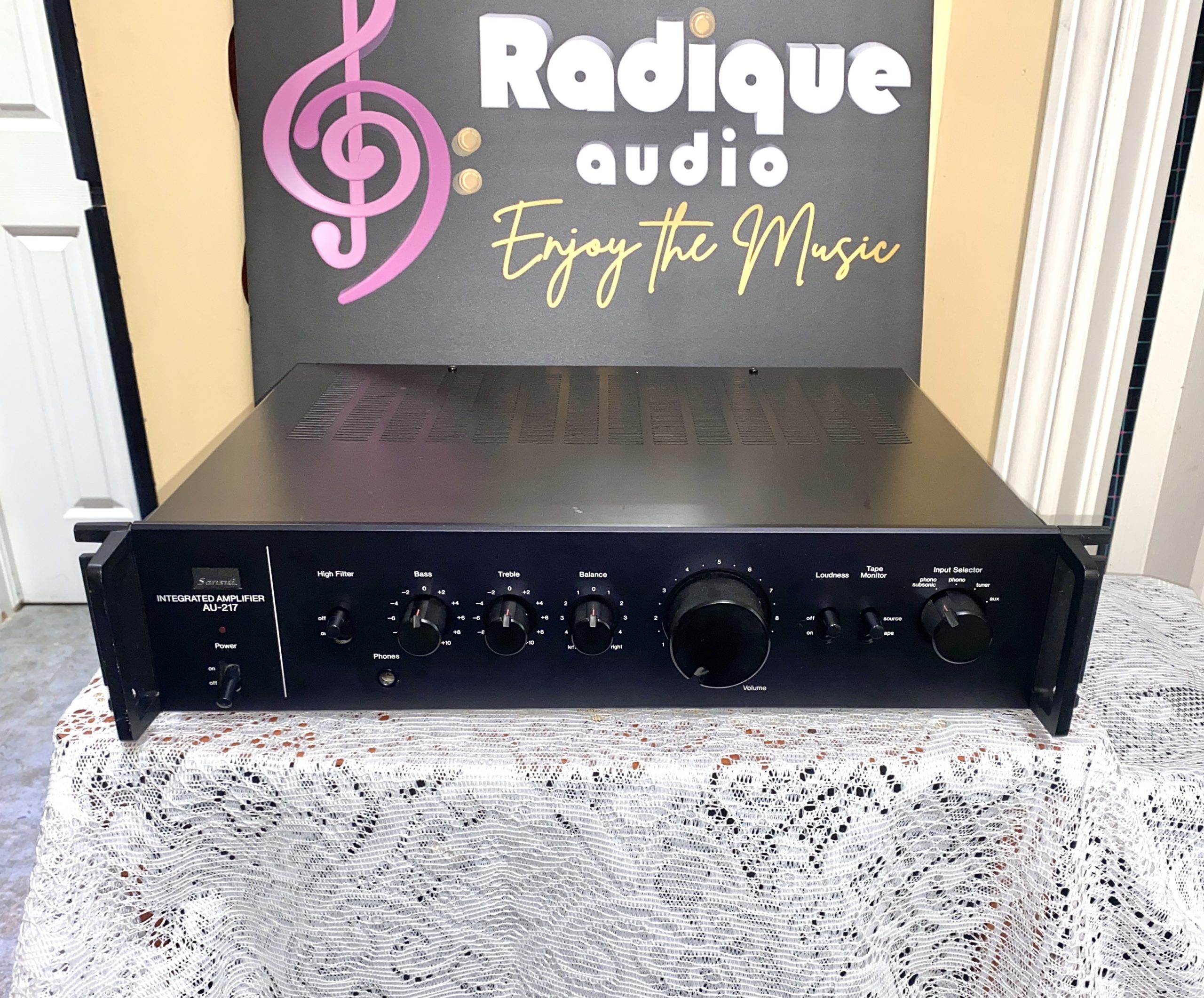 Vintage Japanese Sansui 30WPC Integrated Amplifier AU-217 - Radique Inc