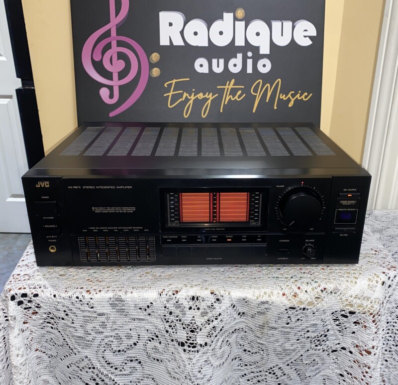 Powerful JVC 125 WPC Integrated Amplifier with EQ RX-97x - Radique Inc