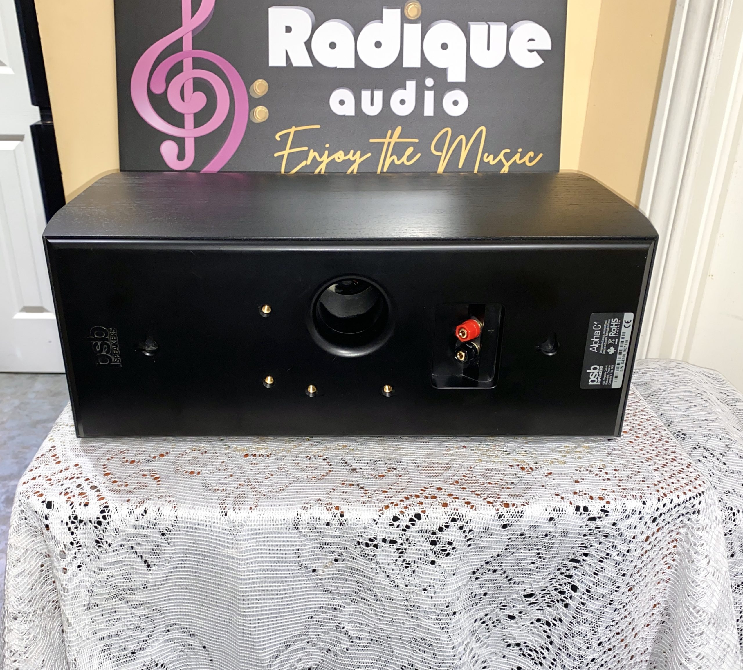 High Performance Center Channel Speaker from PSB Alpha C1 - Radique Inc