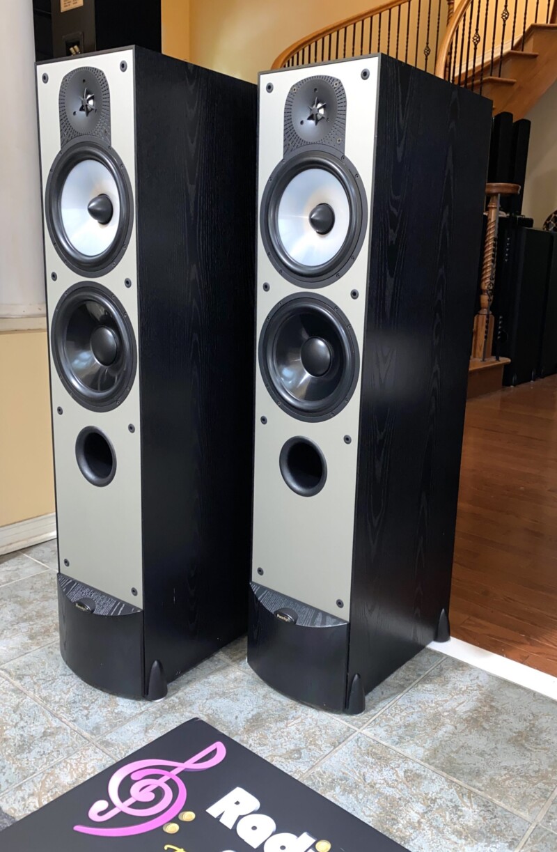 Large, Beautiful Paradigm Tower Speakers Monitor 9 v3 - Radique Inc