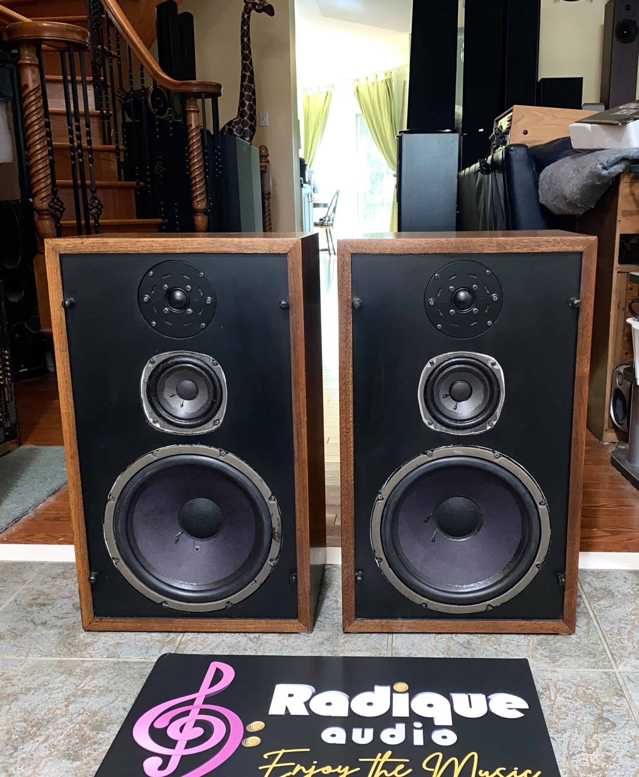 Dynaco A-30XL Impressive Vintage 3-Way Bookshelf Speakers - Radique Inc