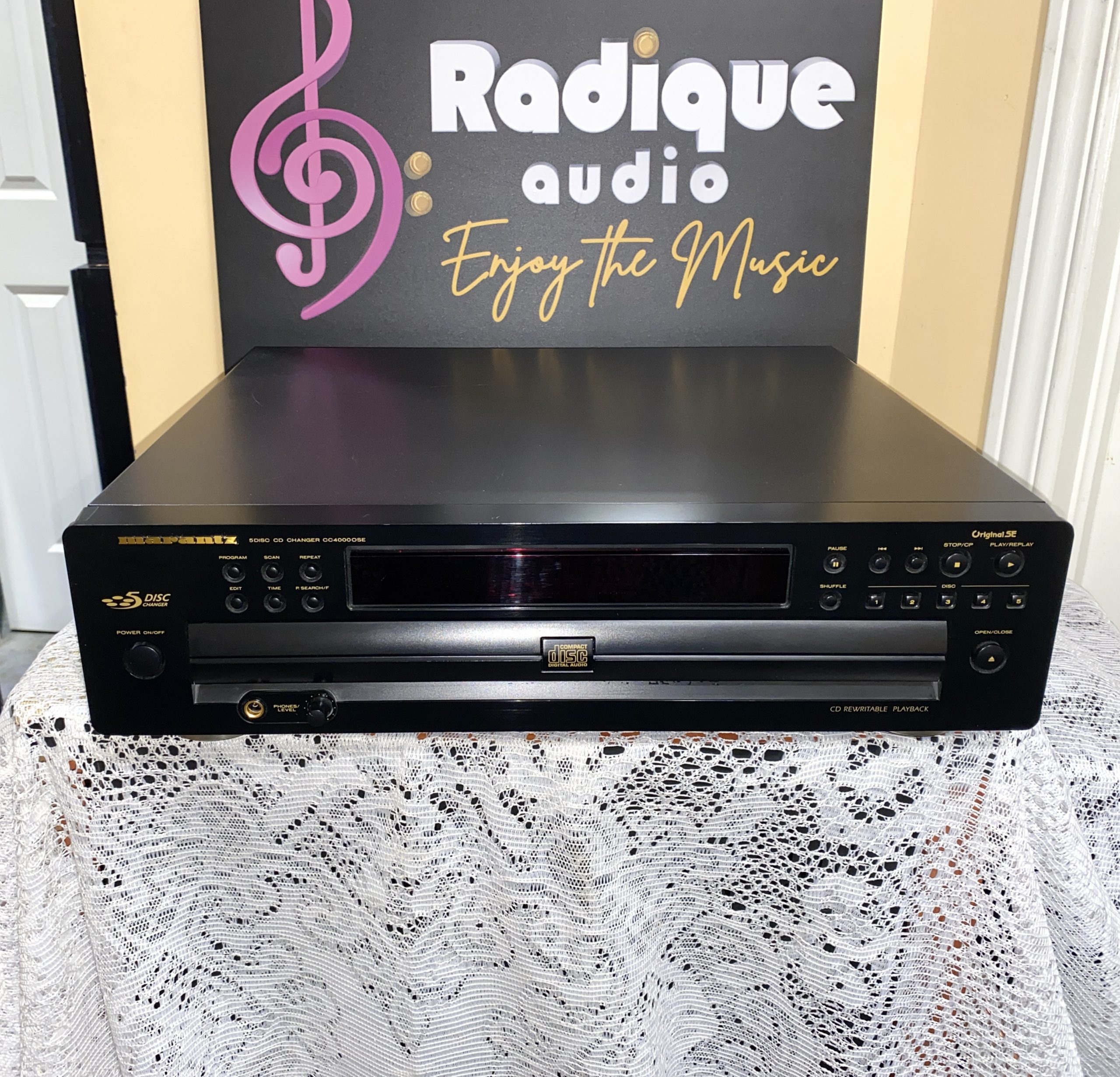 Marantz CC-4000 5-Disc CD Changer with Digital Coaxial Output - Radique Inc
