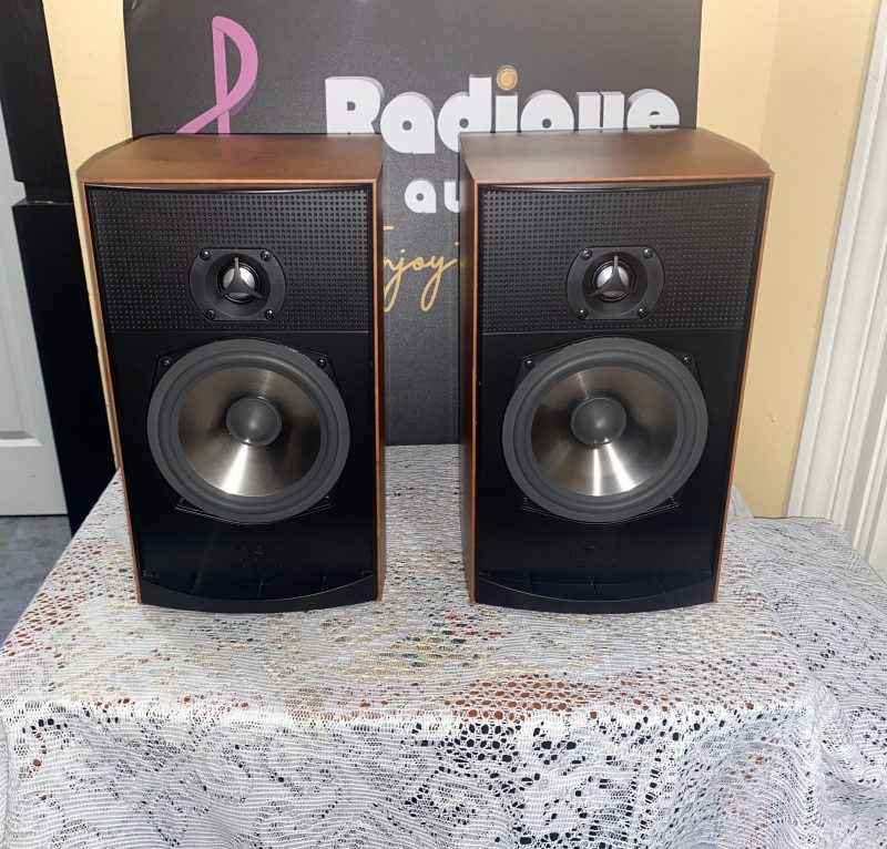 PSB Alpha B1 Bookshelf Speakers – Attractive Maple Finish - Radique Inc