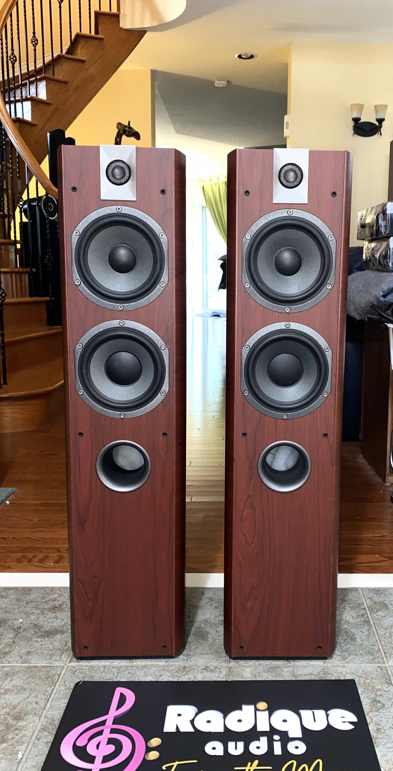 Focal Chorus 716 Tower Speakers – Rosewood, Made in France - Radique Inc