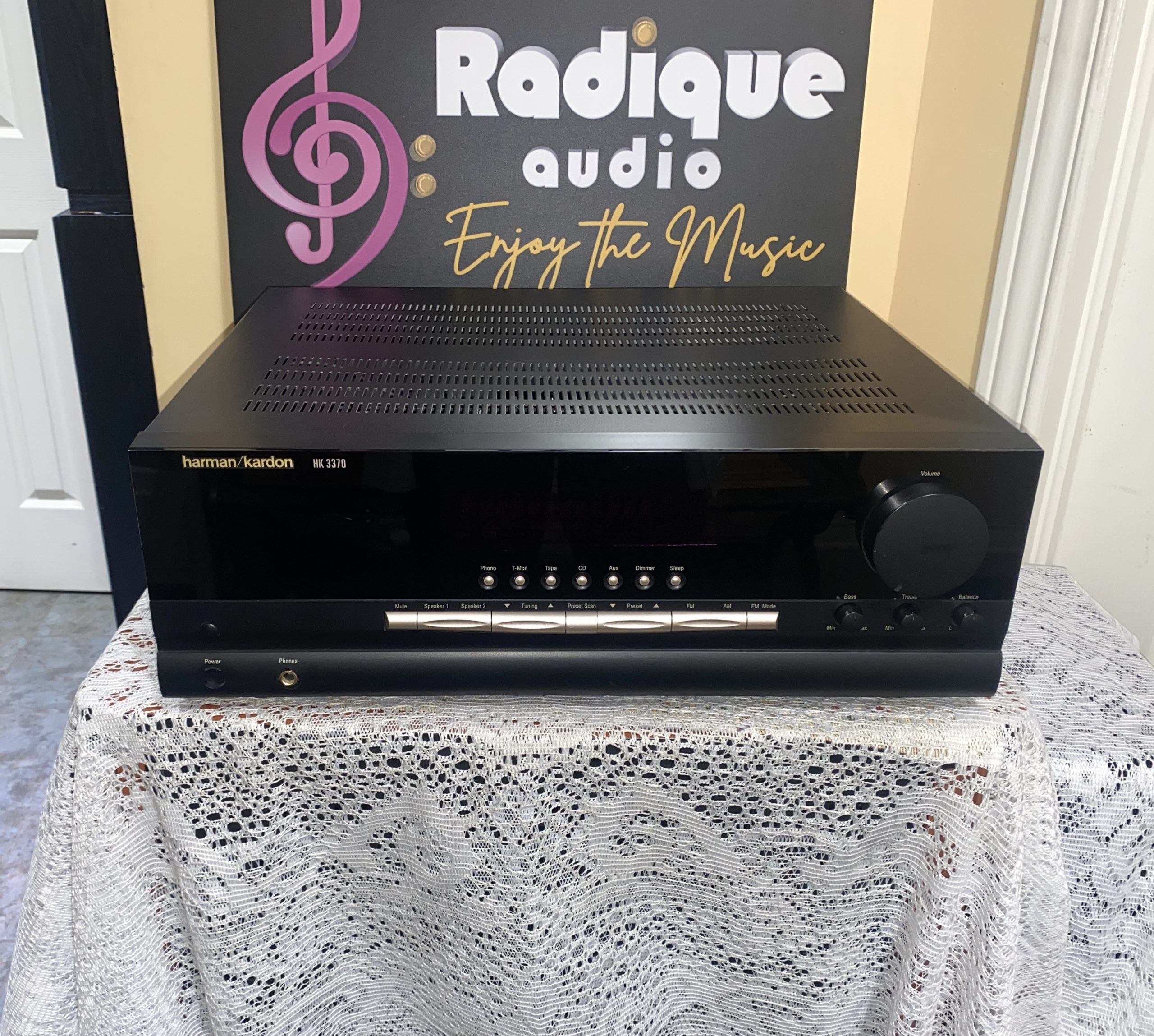 Harman Kardon HK 3370 Stereo Receiver 70 WPC Phono & Sub - Radique Inc