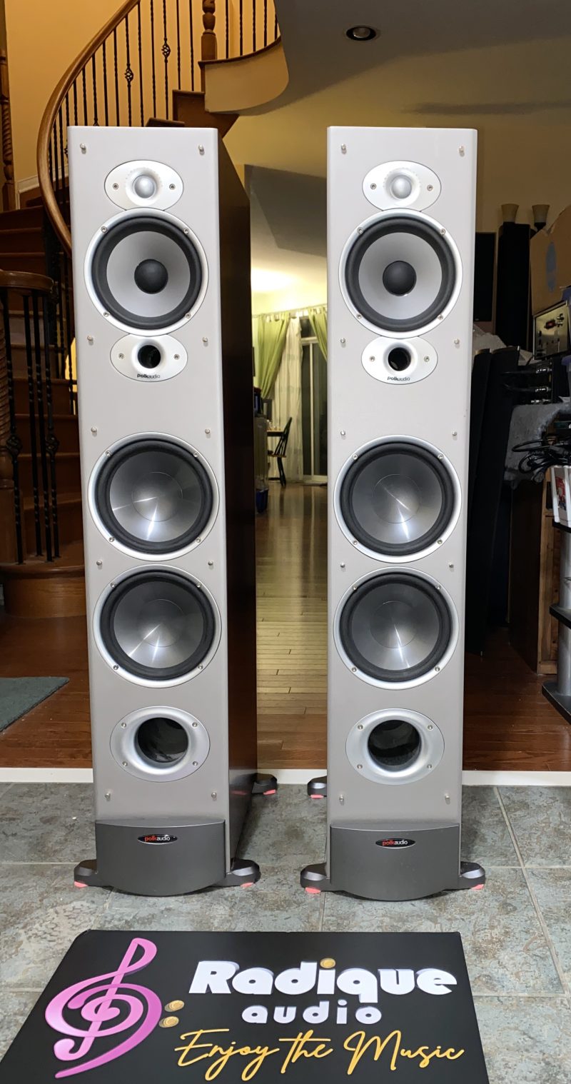 Polk Audio RTi10 Floorstanding Speakers – Rare Cherry Real Wood ...