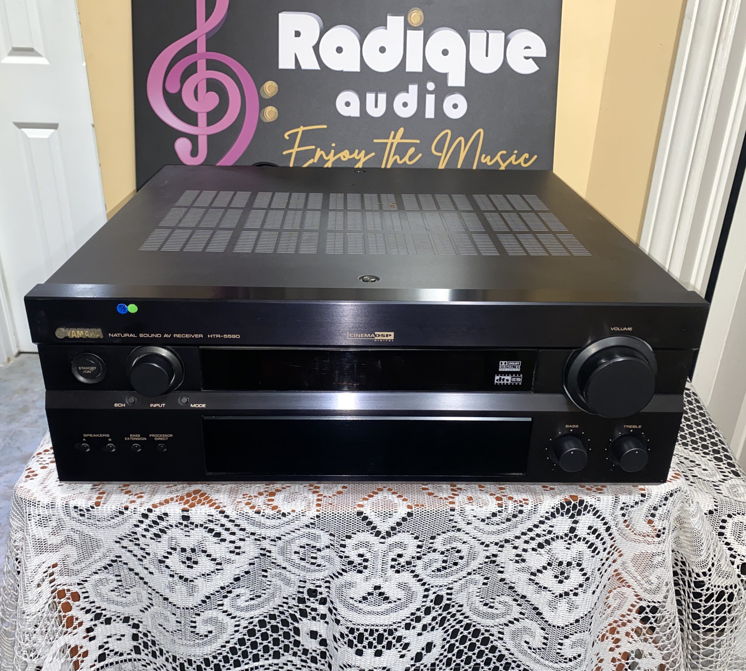 Yamaha HTR-5590 6.1-Channel AV Receiver – 600 Watts, Phono - Radique Inc