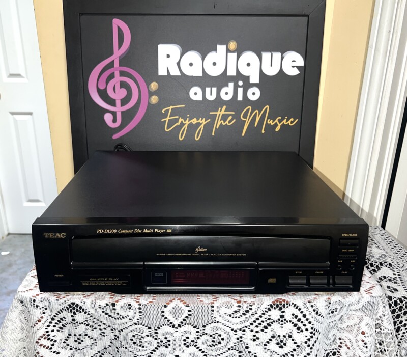 Teac PD-D1200 5-Disc CD Changer w/ Remote, Made in Japan - Radique Inc