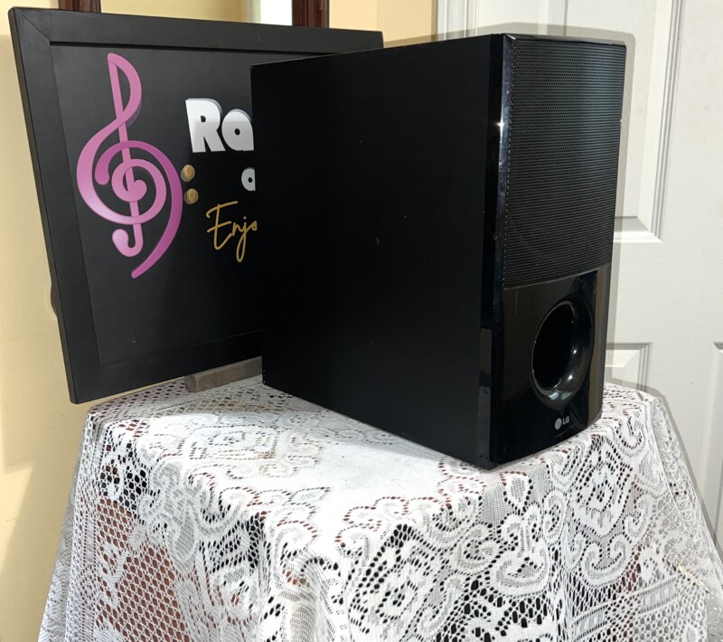LG SH96TA-W Passive Subwoofer, Front-Firing, Front-Ported, Black ...
